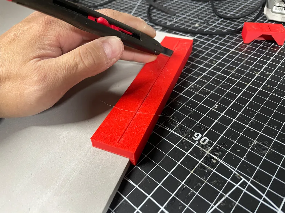 6, 8, 10 mm PVA Foam 22.5° and 45° Bevel cut guide by TeslaDIY - MakerWorld