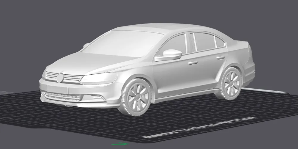 Volkswagen Jetta MK6 3D Car Model - Free 3D Print Model - MakerWorld