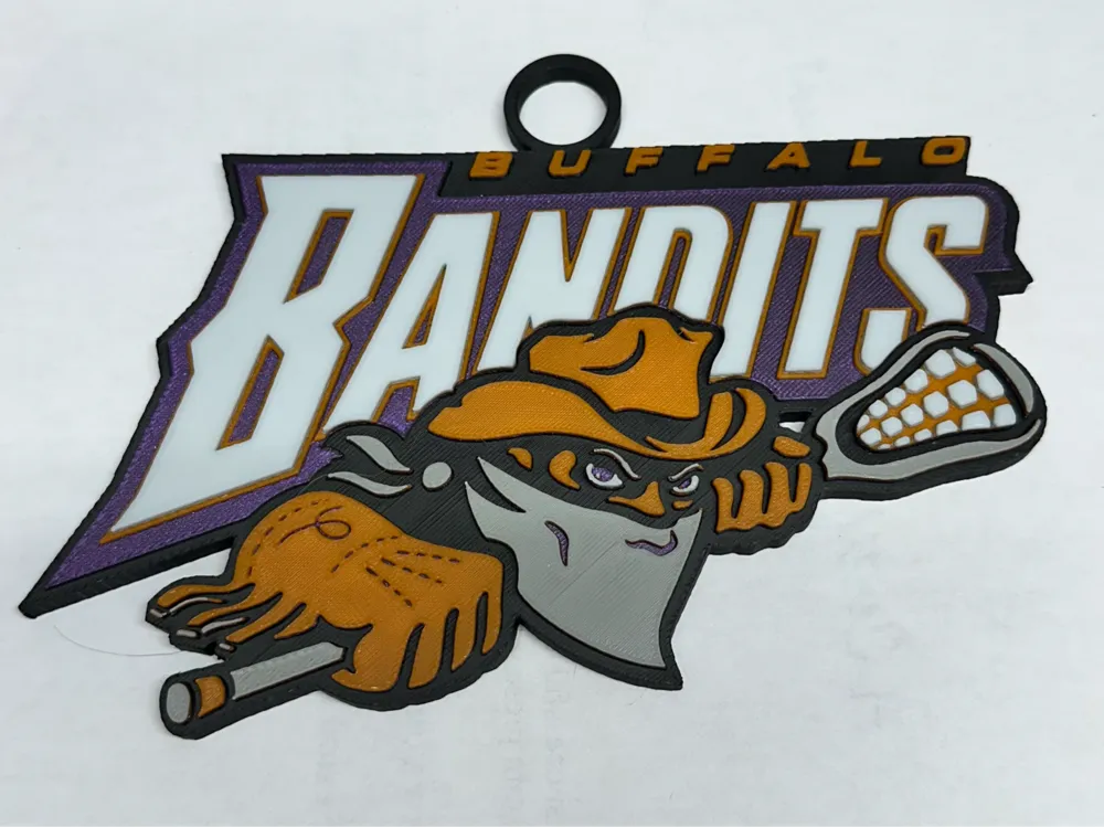 Buffalo Bandits oversized logo - Free 3D Print Model - MakerWorld