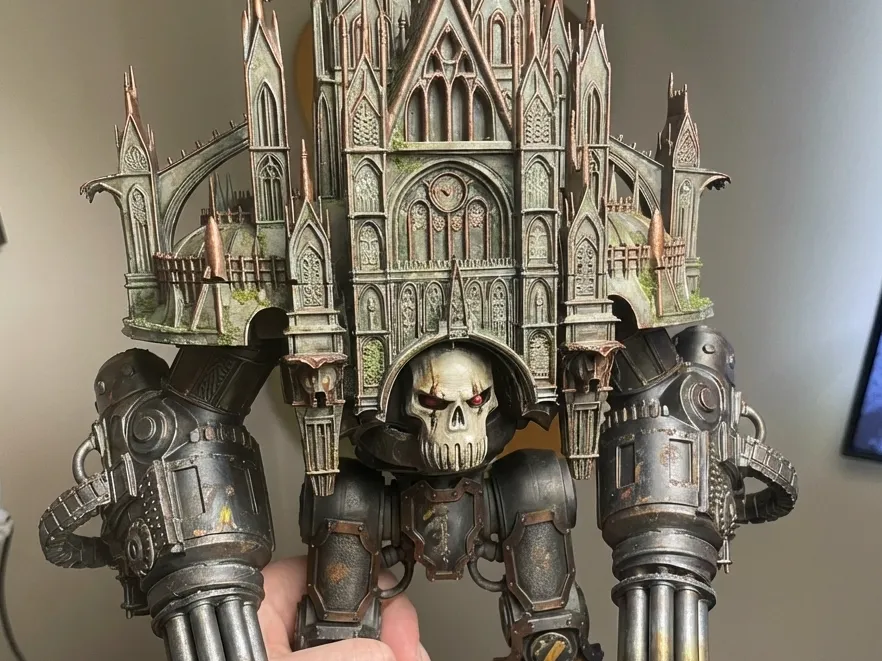 Gothic Siege Walker – Cathedral Mech - Free 3D Print Model - MakerWorld