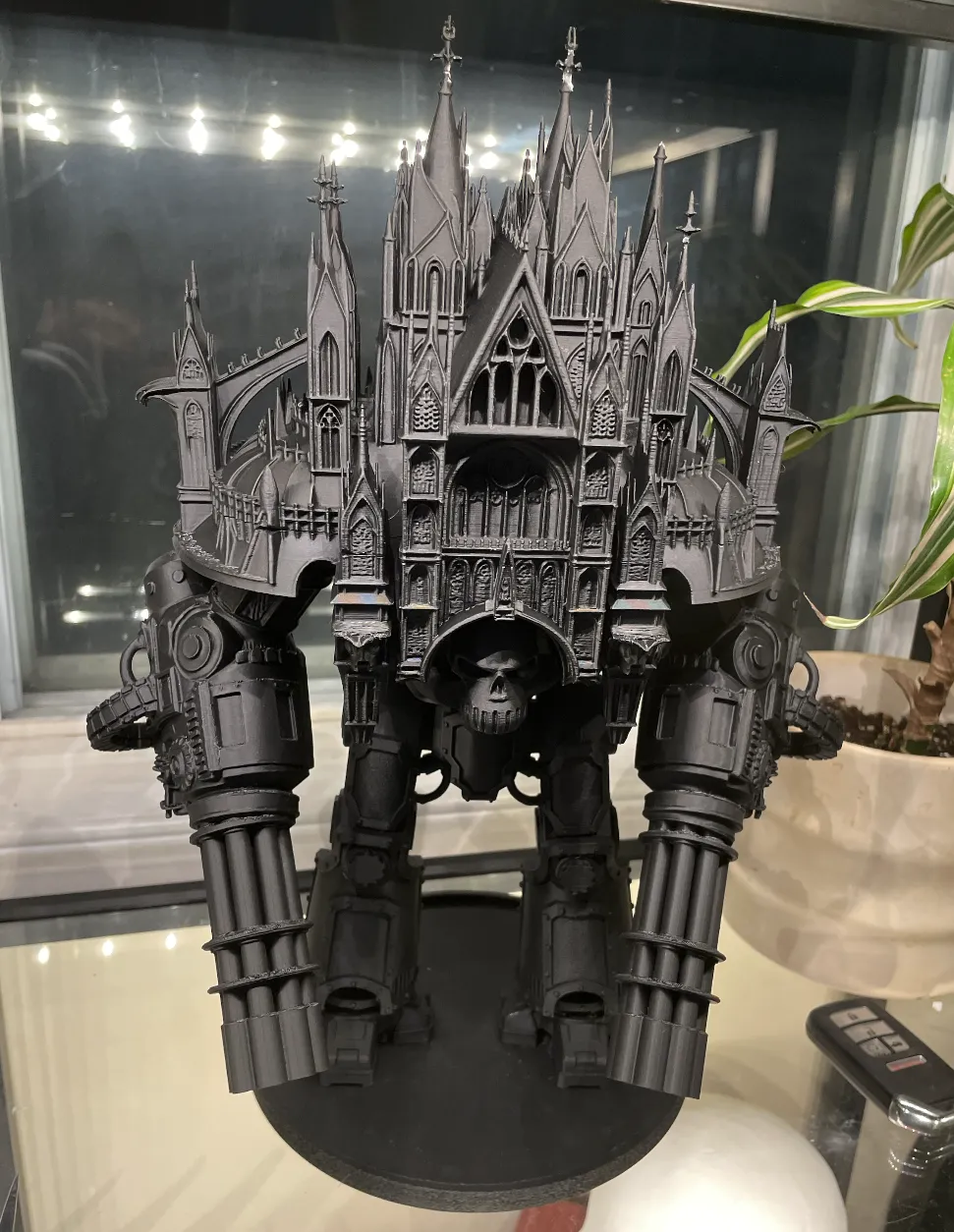 Gothic Siege Walker – Cathedral Mech - Free 3D Print Model - MakerWorld