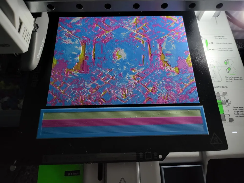 Virtual world CMYK Lithophane by Nic-e-Create - MakerWorld