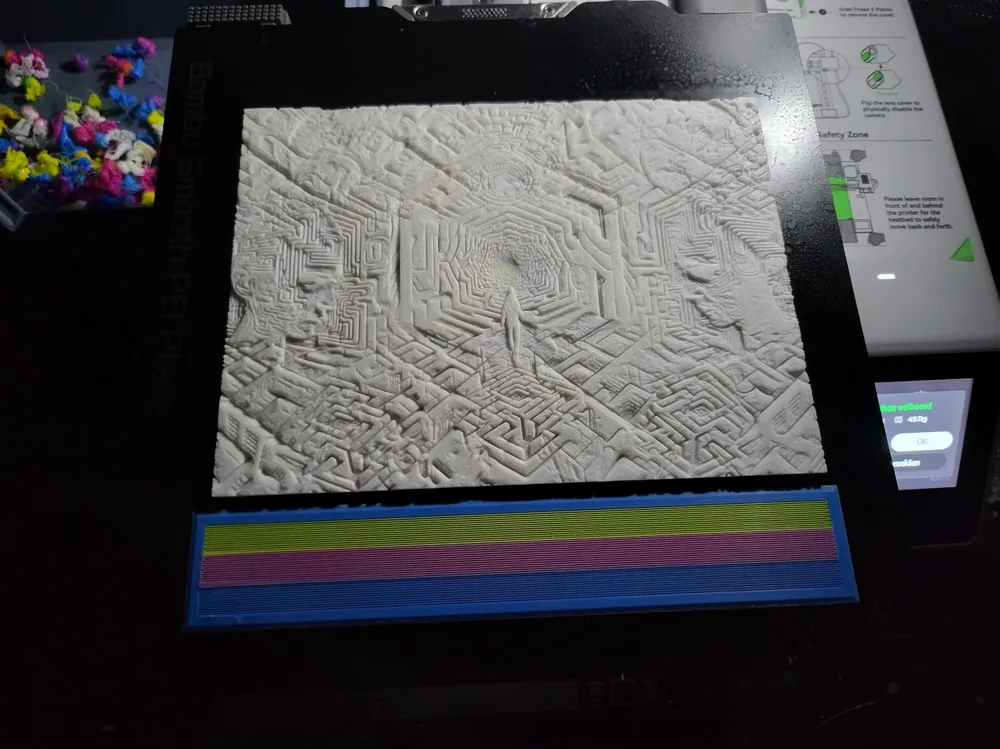 Virtual world CMYK Lithophane by Nic-e-Create - MakerWorld
