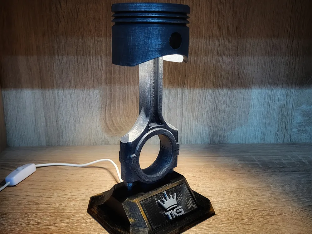 Piston Lamp - Free 3D Print Model - MakerWorld