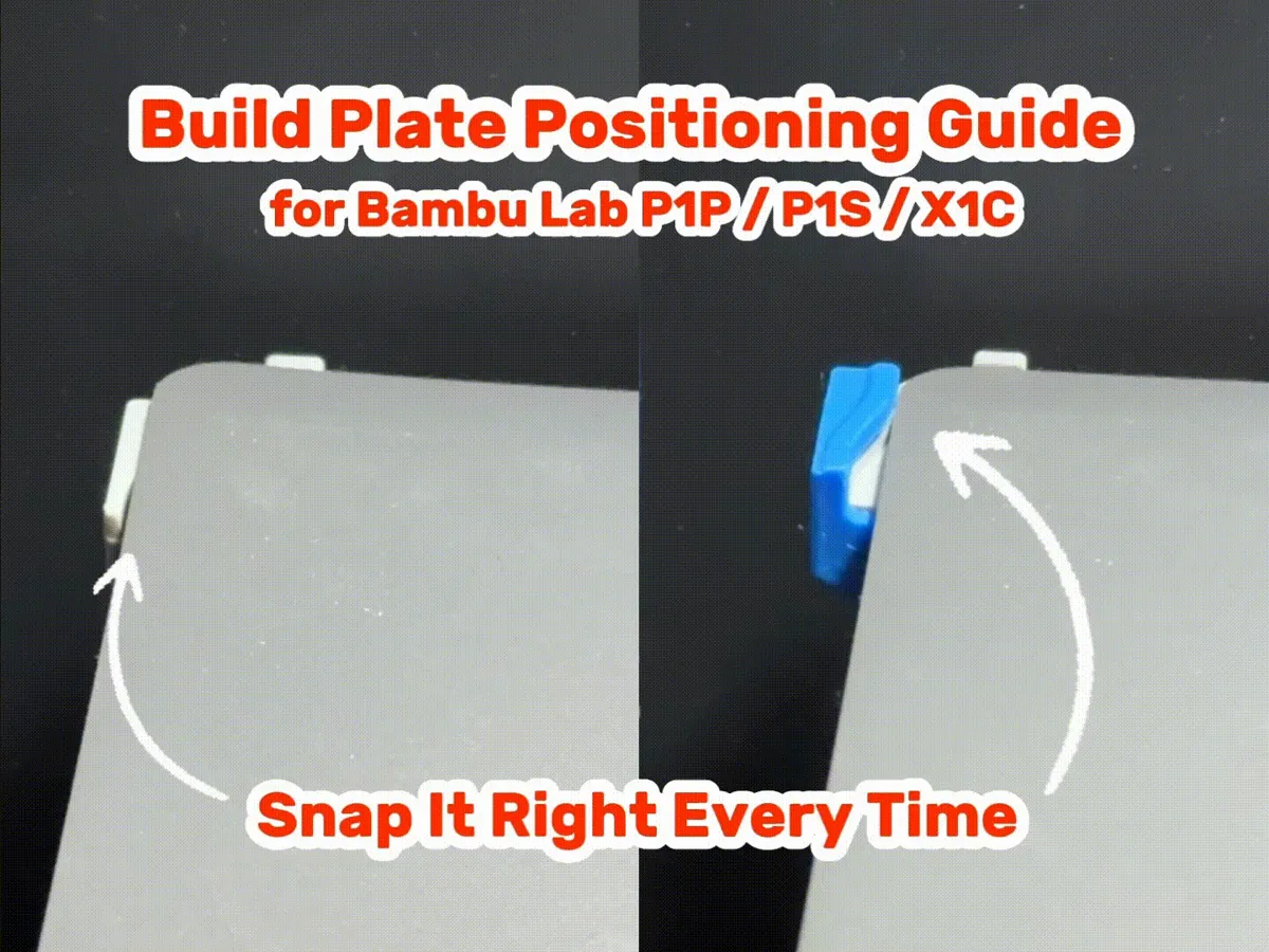 Build Plate Guide for Bambu Lab P1P / P1S / X1C by 3D-Vizja MakerWorld ...