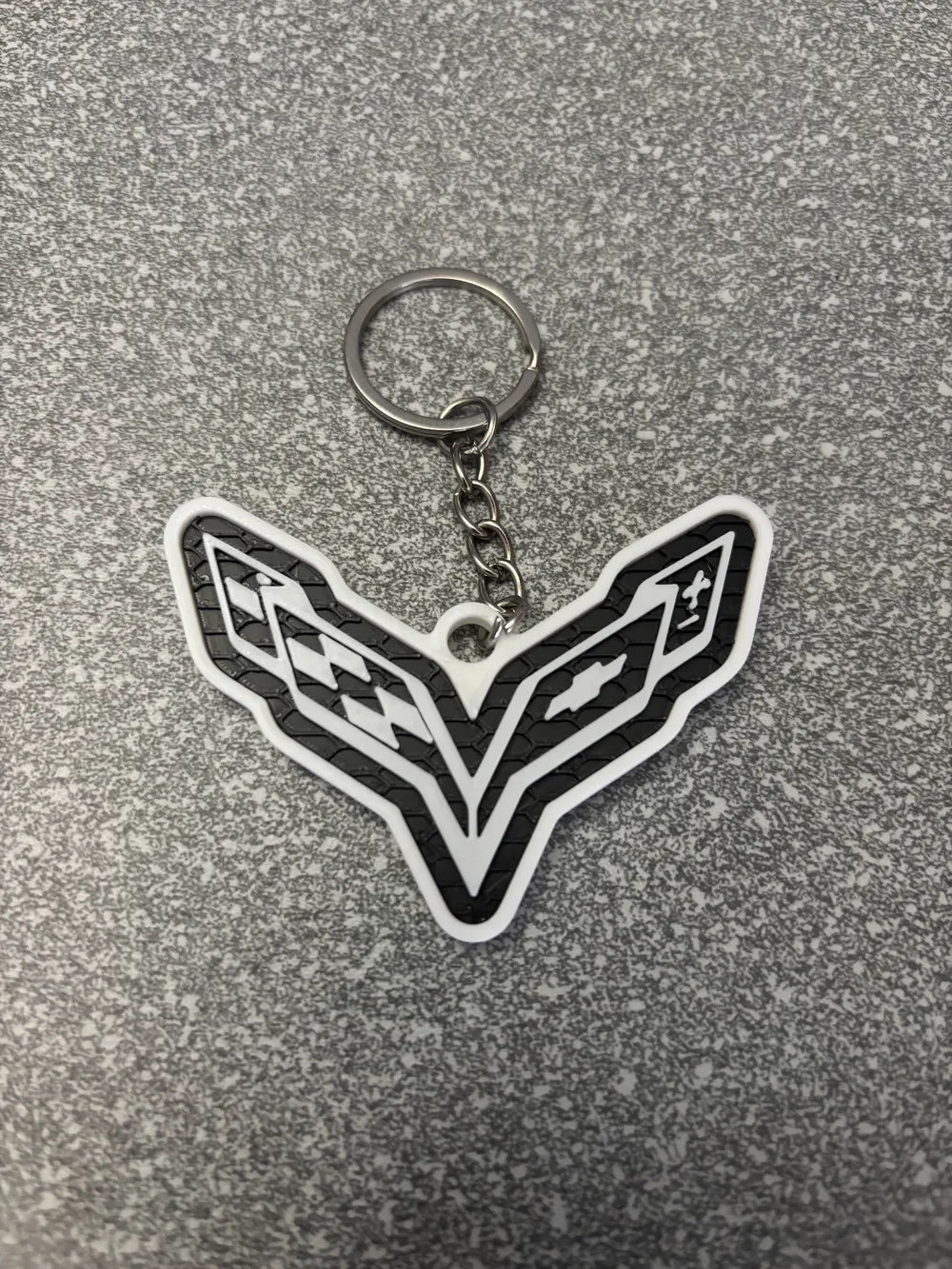 Chevrolet Corvette Keychain - Free 3D Print Model - MakerWorld