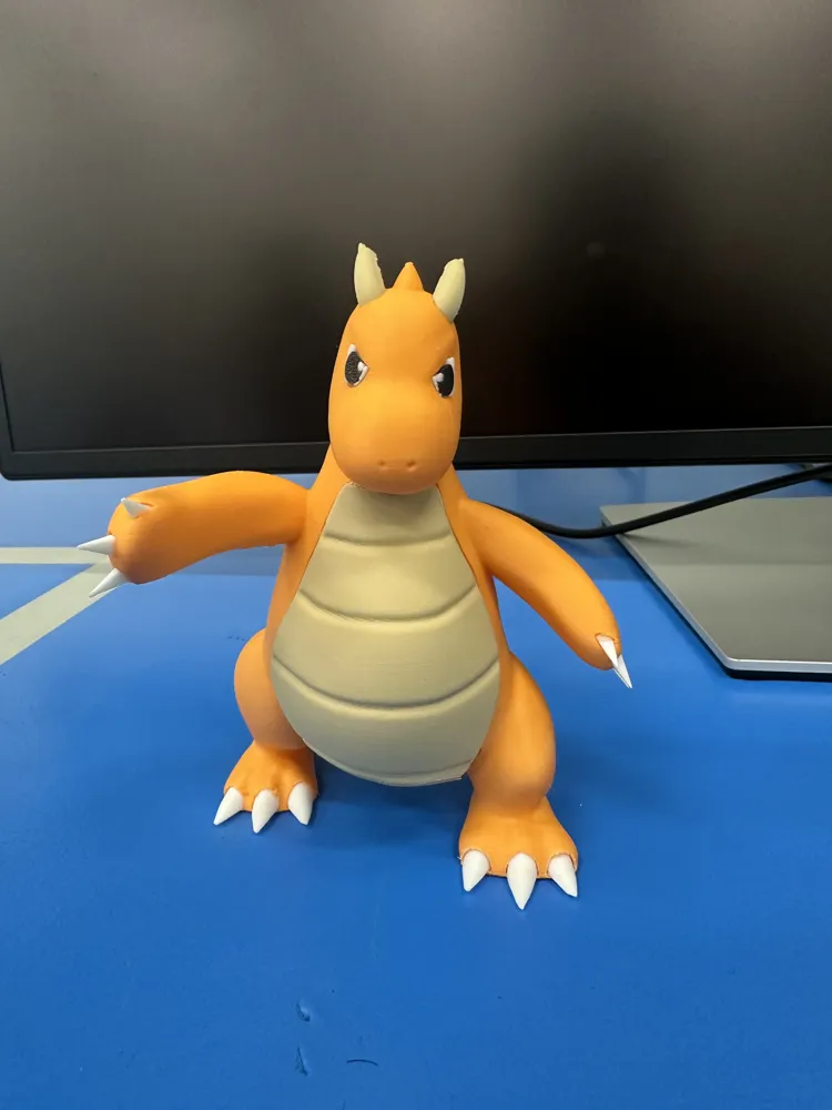 Dragonite – Multi-Part Model (No AMS Required) by Varun MakerWorld: Download Free 3D Models