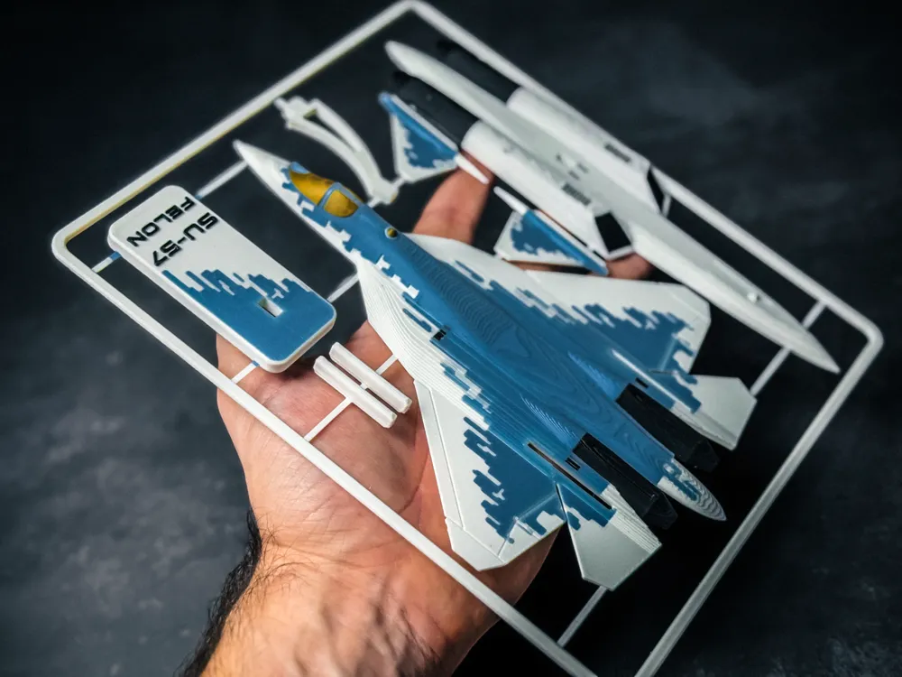 Su-57 Felon Plane Kit Card by pbbence1994 - MakerWorld