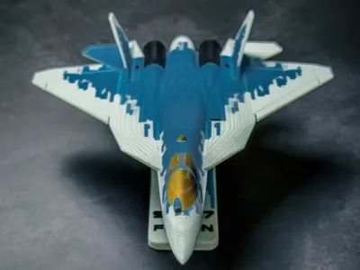 Su-57 Felon Plane Kit Card by pbbence1994 MakerWorld: Download Free 3D ...