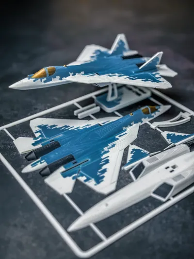 Su-57 Felon Plane Kit Card by pbbence1994 MakerWorld: Download Free 3D ...