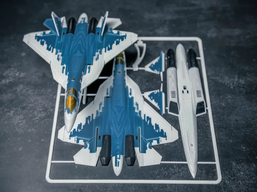 Su-57 Felon Plane Kit Card by pbbence1994 - MakerWorld