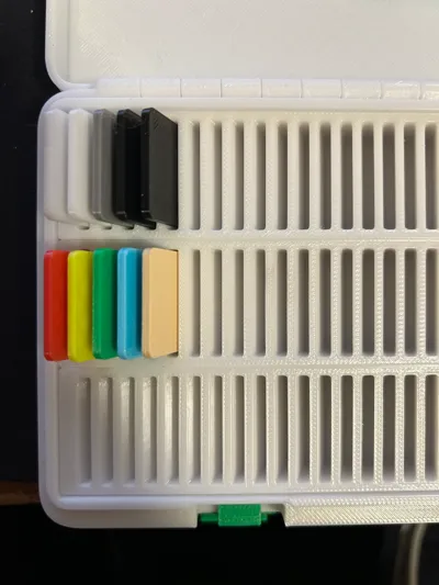 filament swatches 6mm labels by nerva - MakerWorld