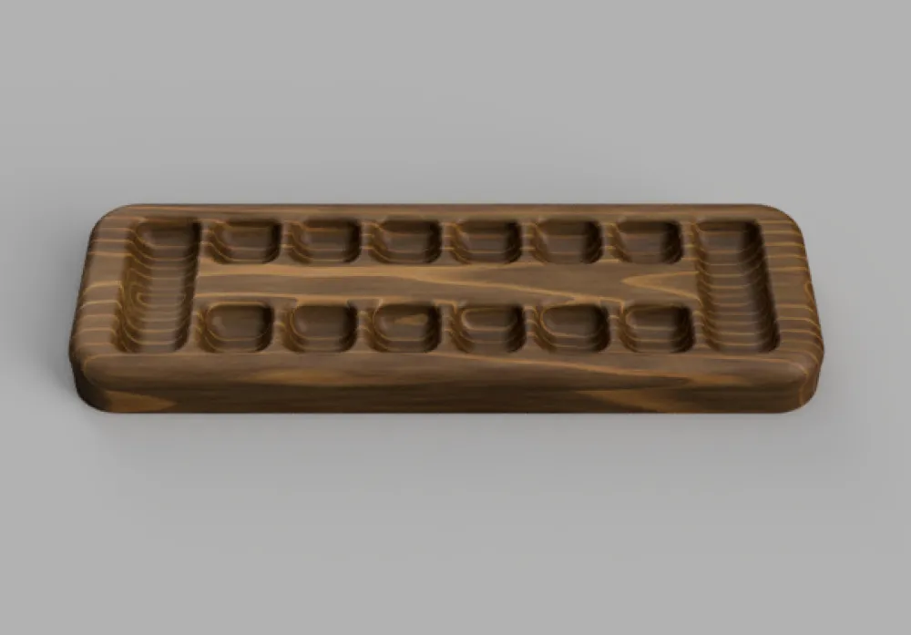 Mancala Board by Griffincha MakerWorld: Download Free 3D Models