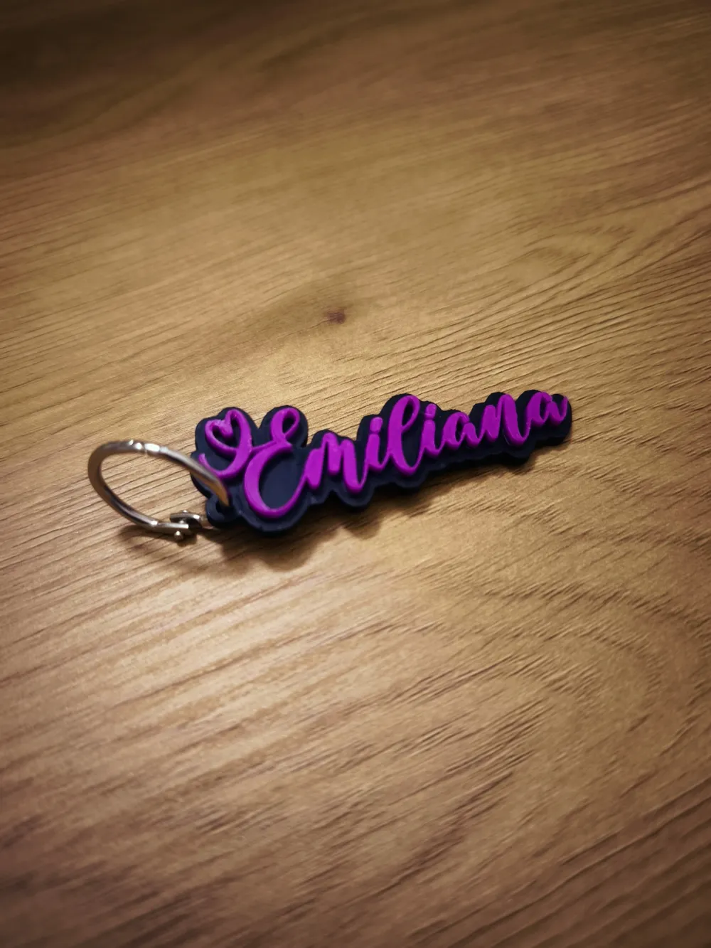 Custom name keychain Emiliana - Free 3D Print Model - MakerWorld