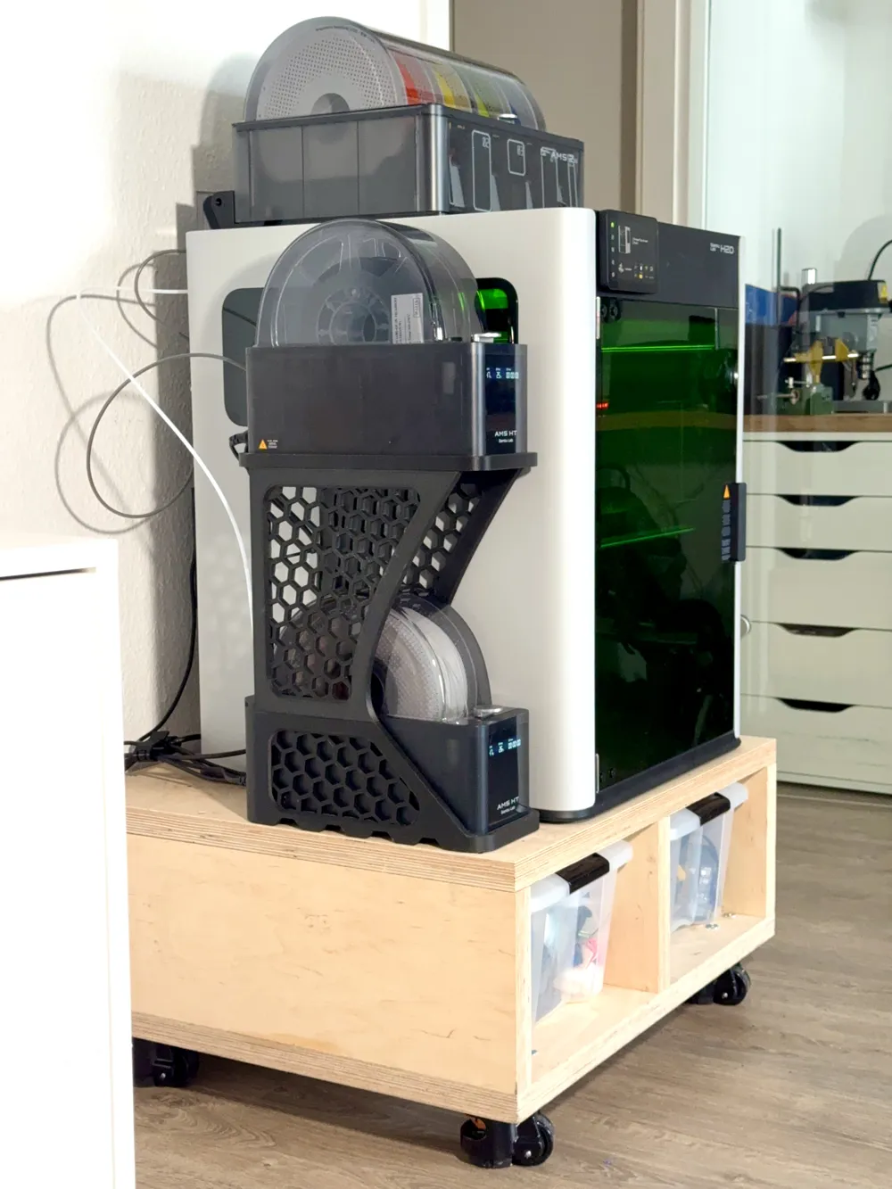 AMS HT DUO Stacking for H2D and P1S/X1C - V2 + V3 by SPeM.de MakerWorld ...