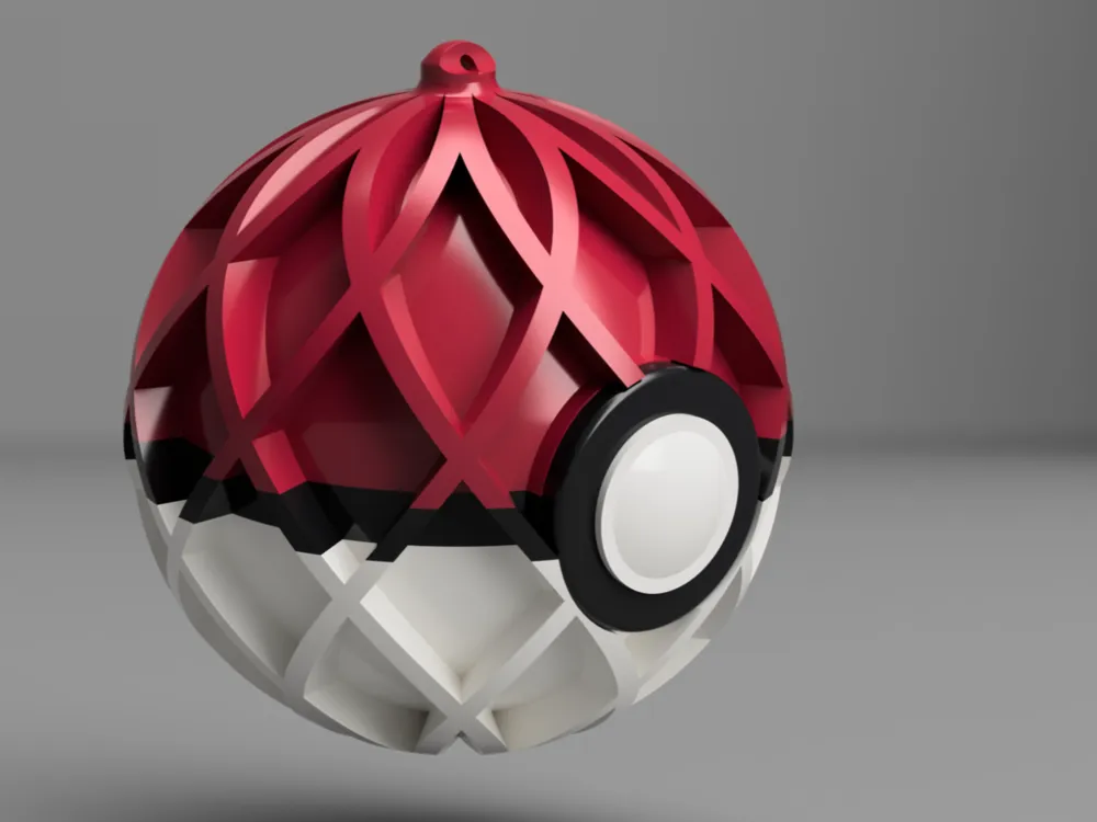 Christmas surprise ball in Pokeball style Remixed by Jakub Lattenberg ...
