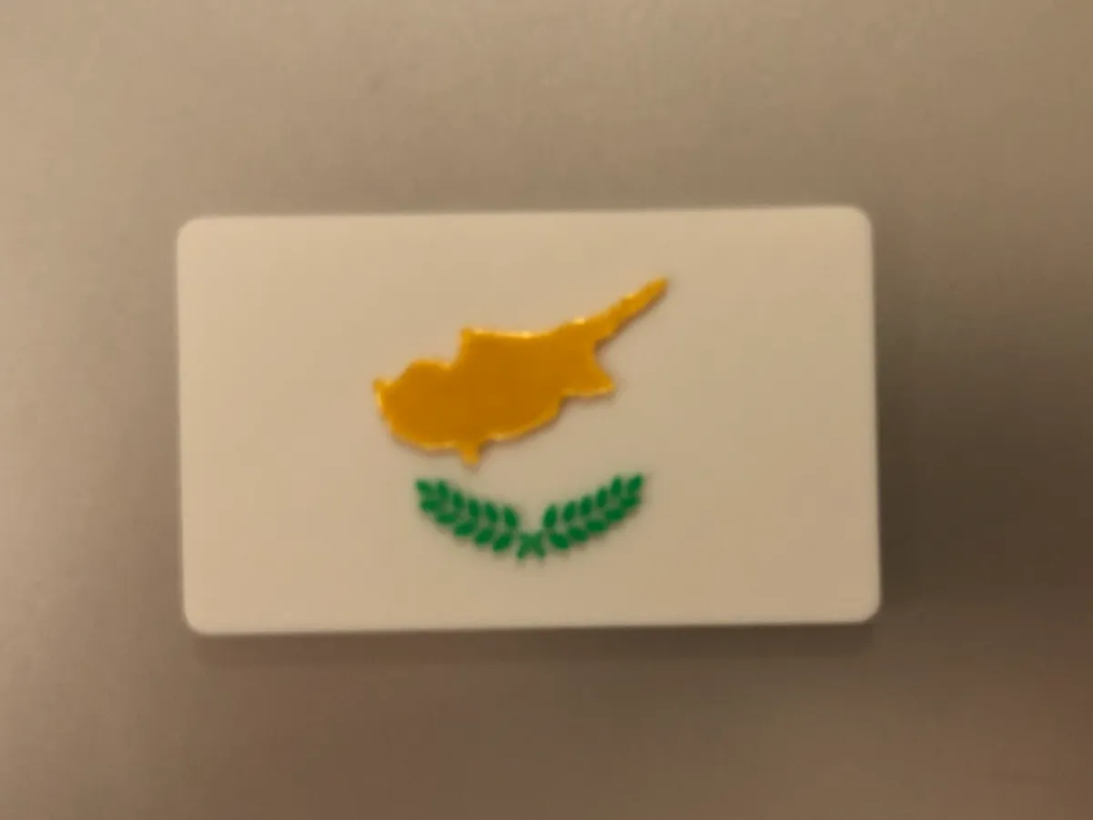 Cyprus Flag (Fridge magnet) - Free 3D Print Model - MakerWorld