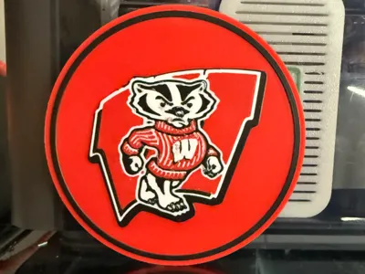Wisconsin Badgers - Bucky Badger Light Box by DBDesignzMakerWorld ...
