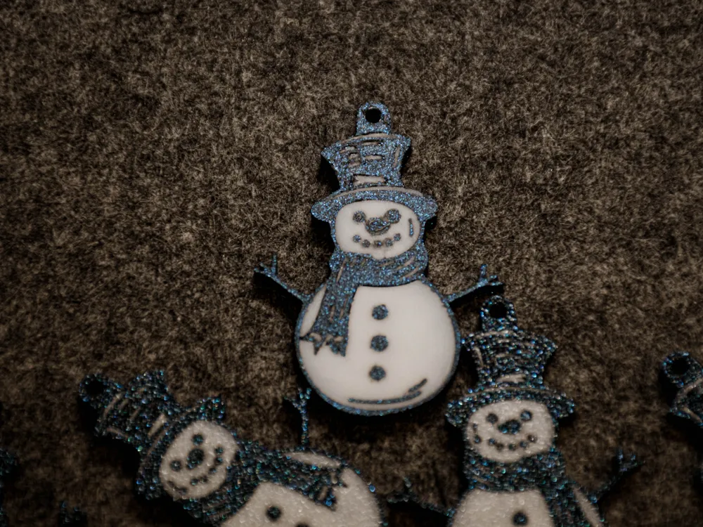 Snowman Keychain by razer08 - MakerWorld