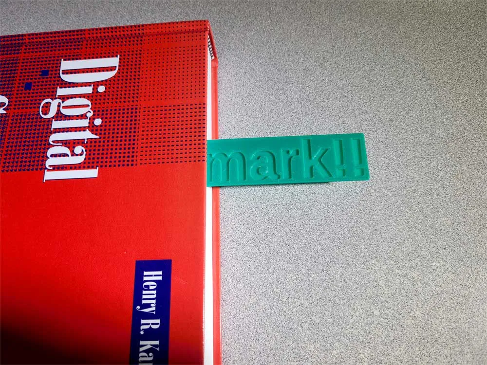 Customizable Text Bookmark with Recessed Letters by ChrisCox MakerWorld ...