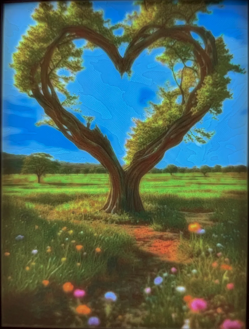 Heart Tree Lithophane by GregR - MakerWorld