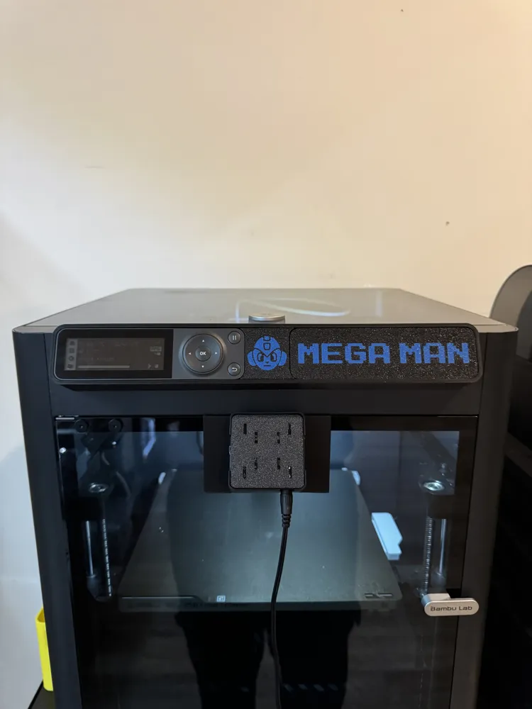 MEGA MAN Bu Name Plate - Free 3D Print Model - MakerWorld