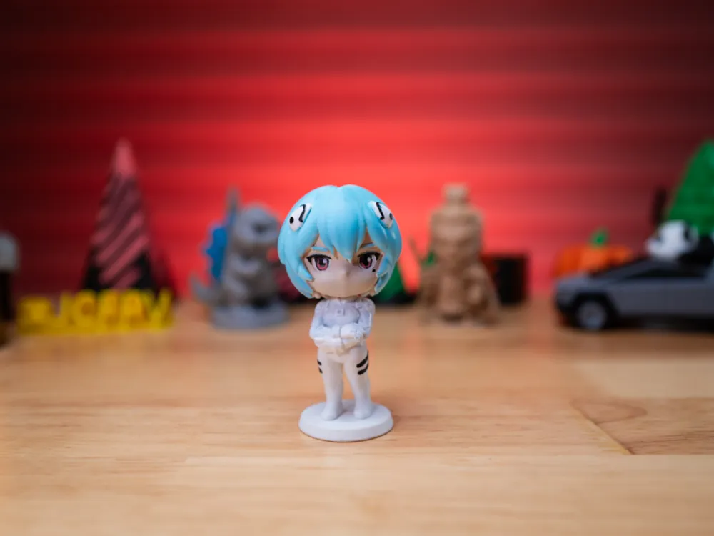 EVA Rei Ayanami Figure by JCFPV MakerWorld: Download Free 3D Models