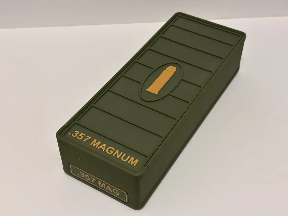 Ammo Storage Box 357 Magnum 102 Rounds by Coconut MakerWorld: Download ...