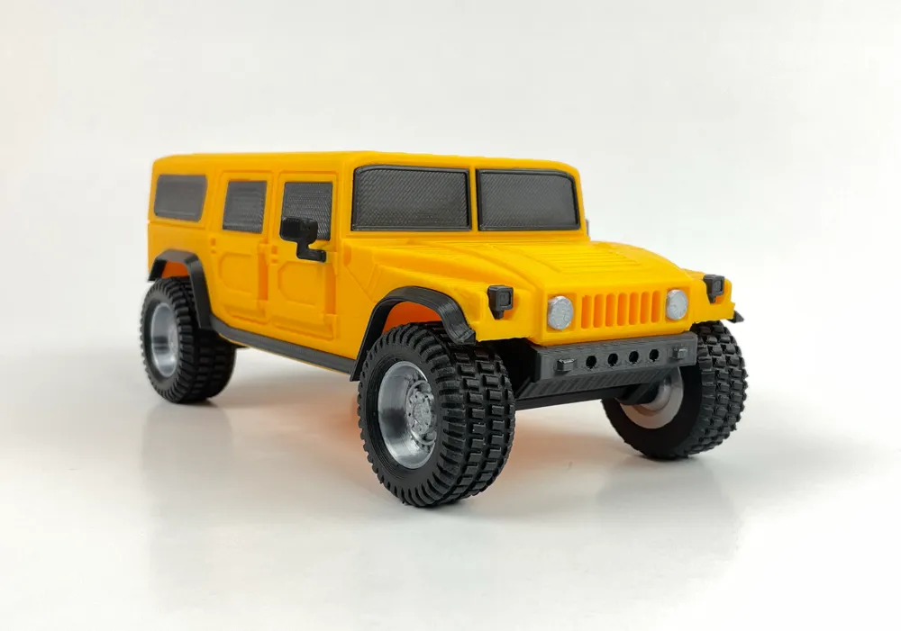 HUMMER H1 (HUMVEE) - model kit - scale 1:24 by soarpix - MakerWorld