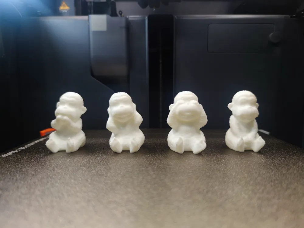 Four monkeys-Analects of Confucius-四不猴 by Jiyan Structure MakerWorld ...