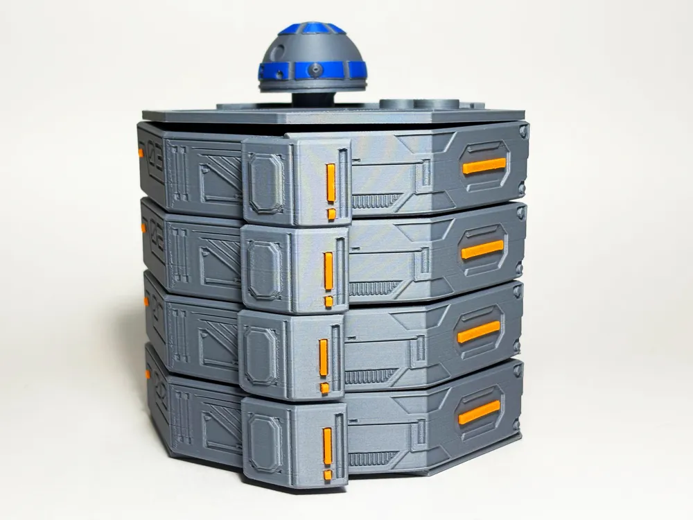 MechVault: Sci-Fi Mechanical Storage Box by wontonnn MakerWorld ...