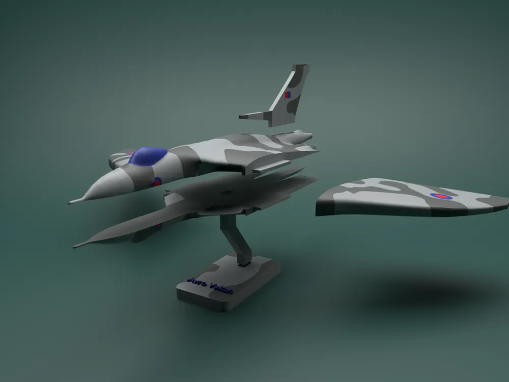 Avro Vulcan: Fighter Jet Series, Part 3 of 3 - Free 3D Print Model ...