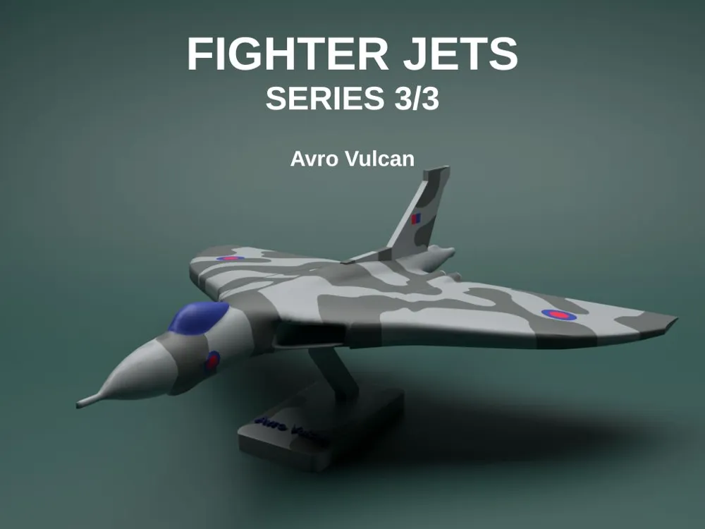 Avro Vulcan: Fighter Jet Series, Part 3 of 3 - Free 3D Print Model ...