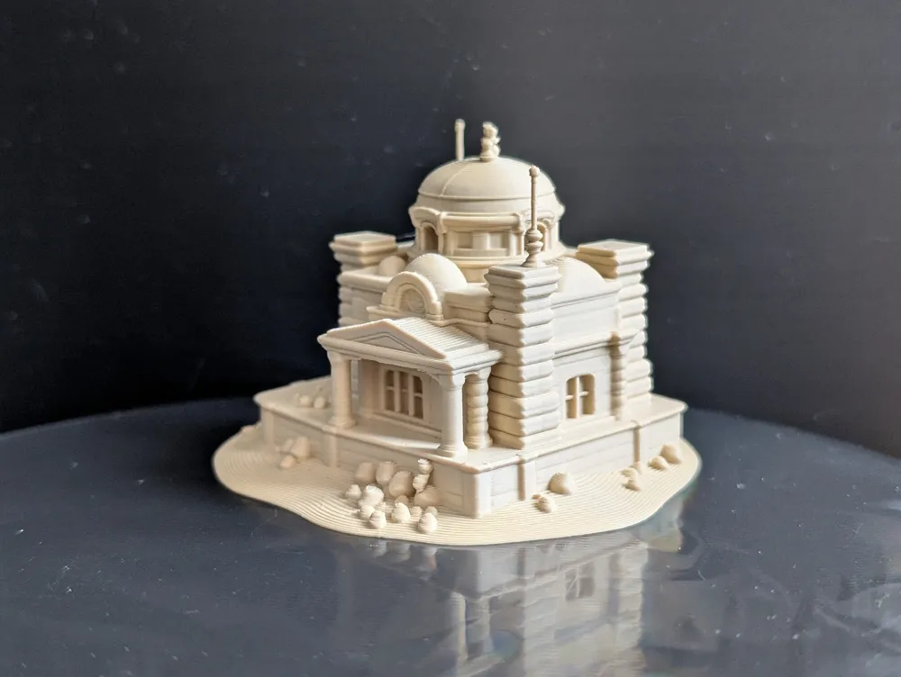 Ancient Dome Hall Miniature 029 - Free 3D Print Model - MakerWorld