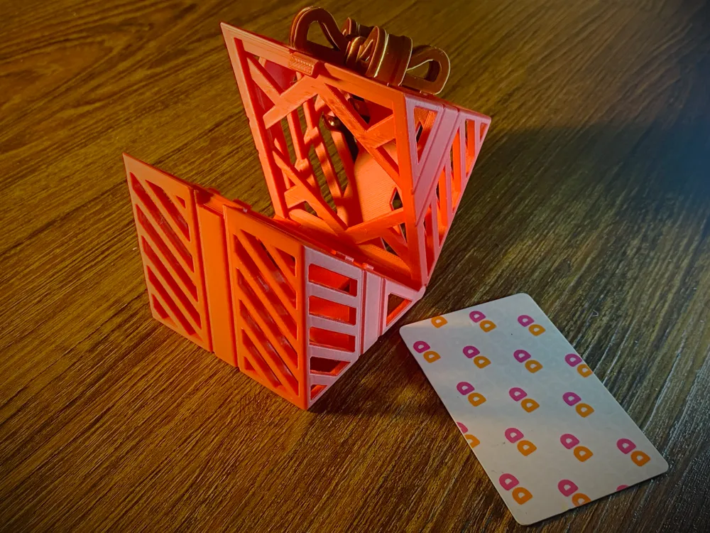 Gift Card Holder Present - Free 3D Print Model - MakerWorld