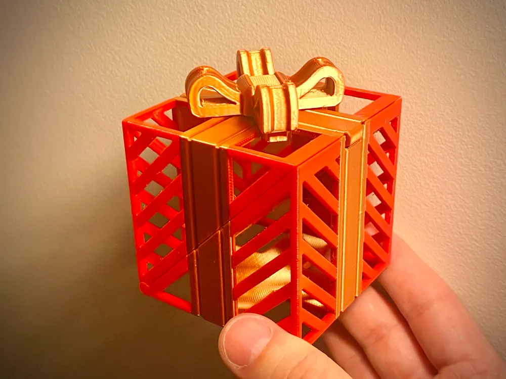 Gift Card Holder Present - Free 3D Print Model - MakerWorld