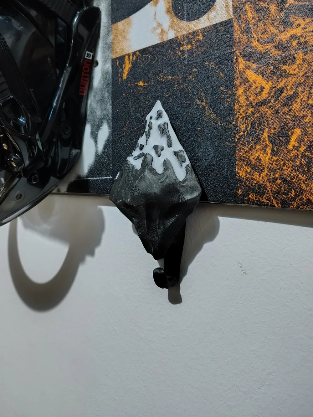 “Snow Peak” Supporto da Parete per Snowboard - Modello di stampa 3D ...