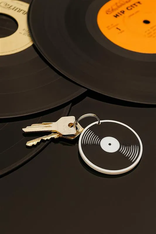 Vinyl Record Keychain by GAF 3D MakerWorld: Download Free 3D Models