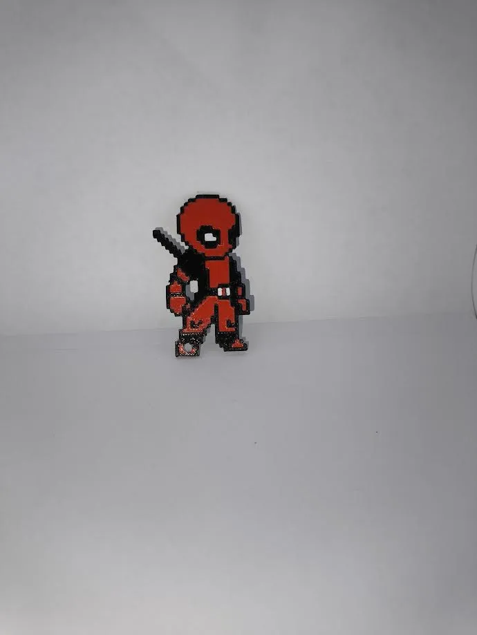 Deadpool Keychain - Free 3D Print Model - MakerWorld