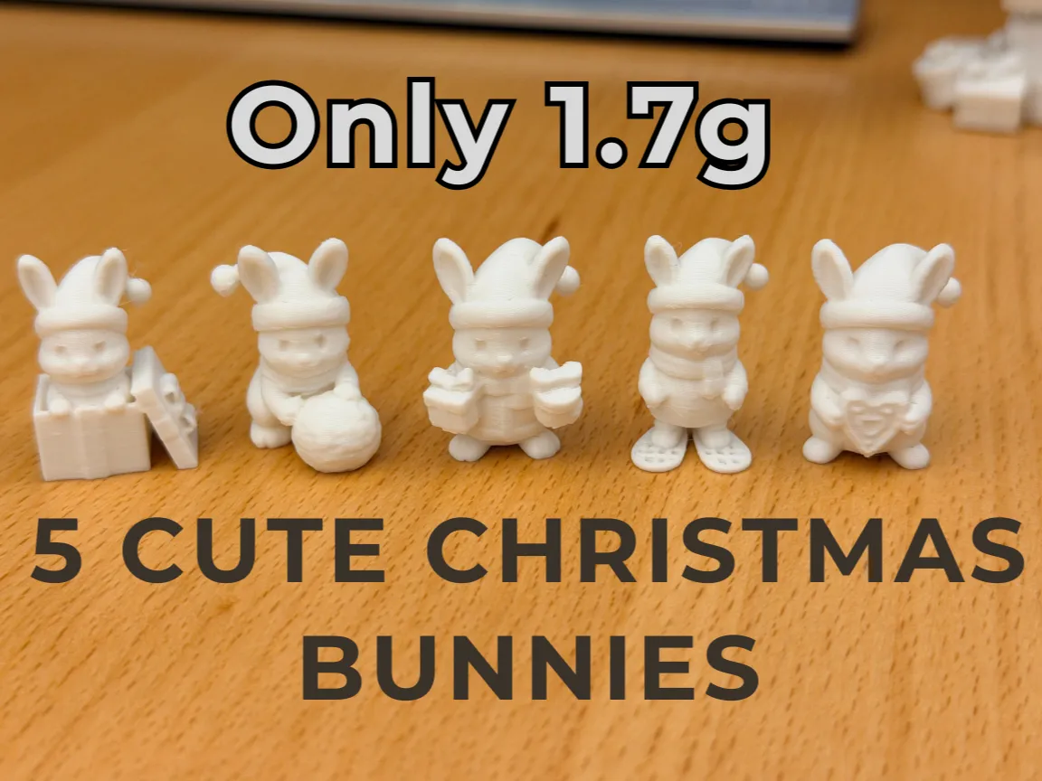 5 Christmas Bunnies – Ultra-Tiny, Ultra-Adorable! by sistagull ...