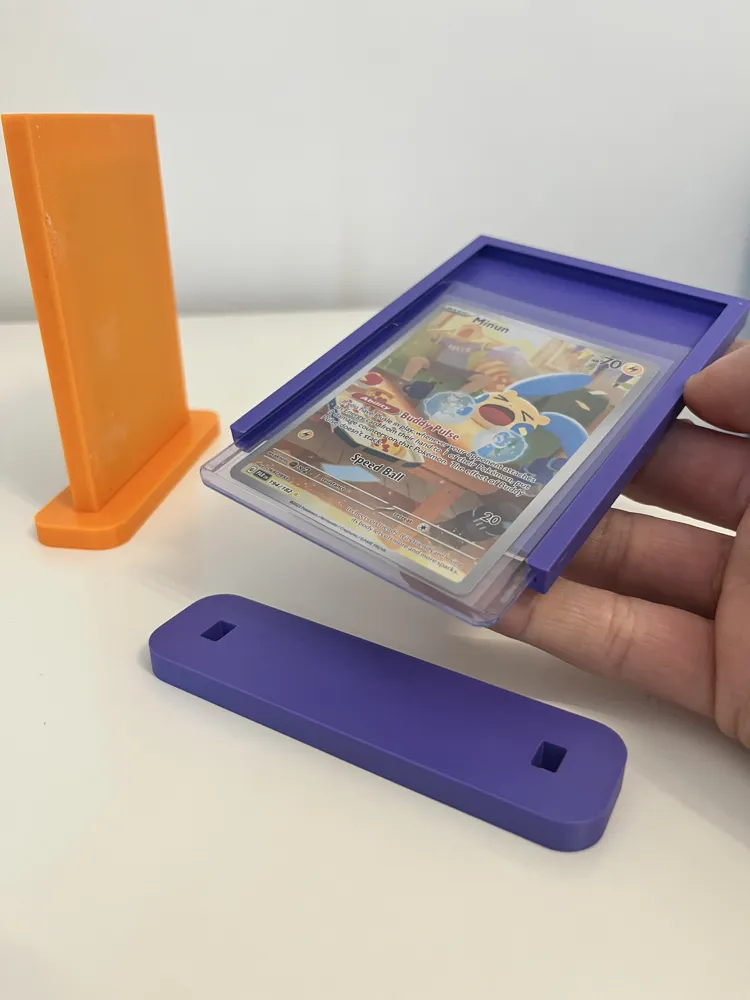 Top Loader Card Display Stand - Free 3D Print Model - MakerWorld