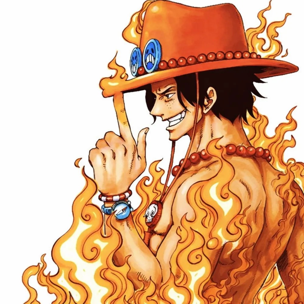 Fire-Fist Ace Silhouette Wall Art / Desk Display - Free 3D Print Model ...