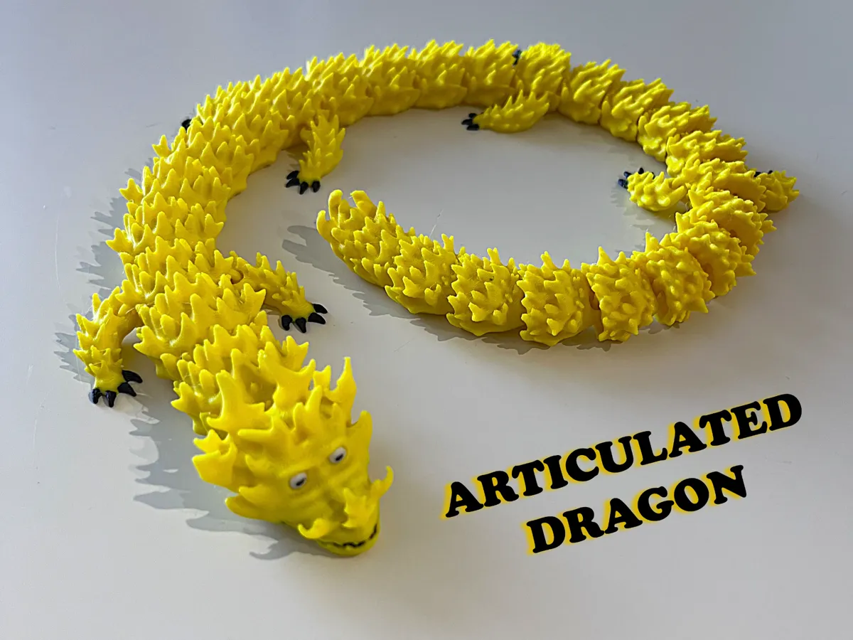 Articulated Dragon - Free 3D Print Model - MakerWorld