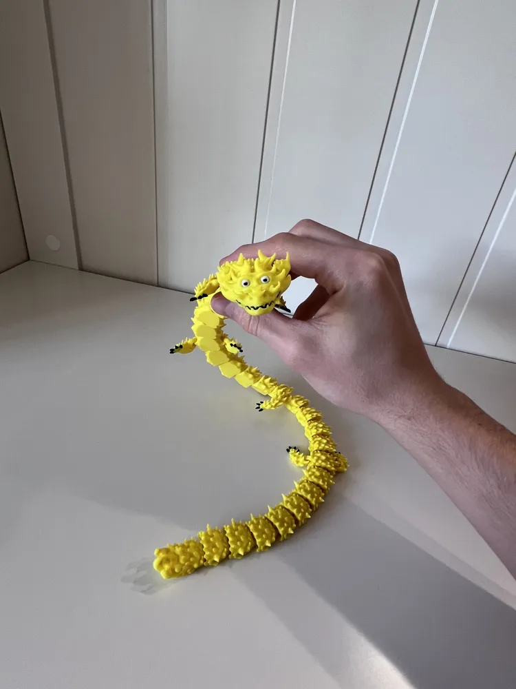 Articulated Dragon - Free 3D Print Model - MakerWorld