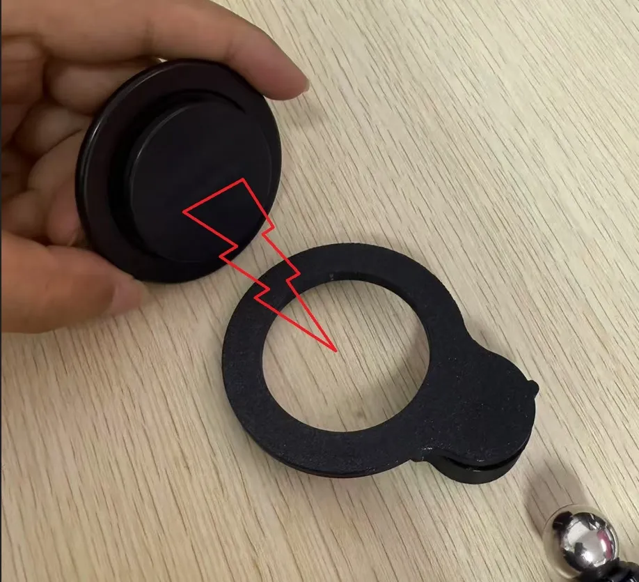 MagSafe magnetic mount, attaches directly without removing the magnetic air cushion, car phone ...