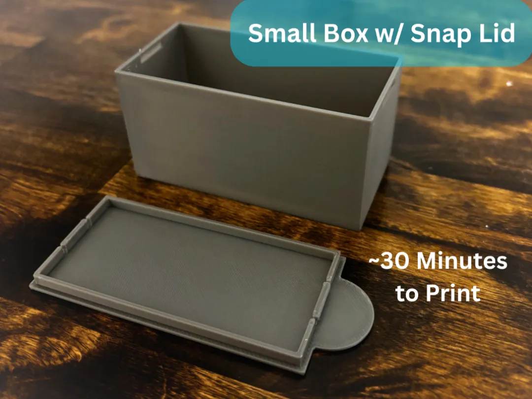 Small Box with Snapping Lid - Free 3D Print Model - MakerWorld