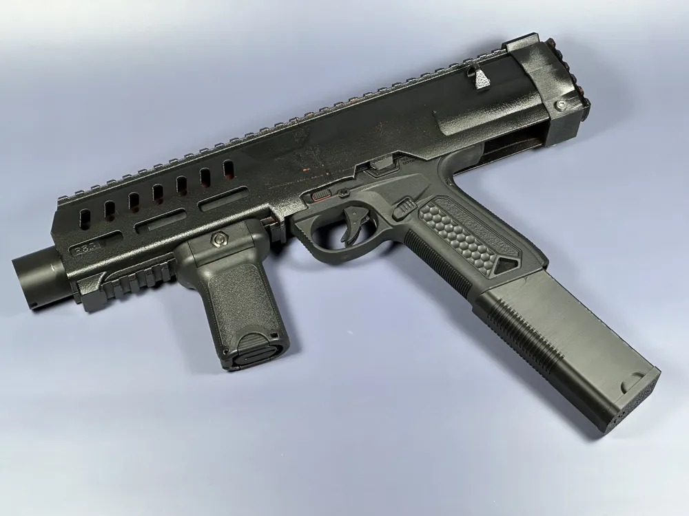 SMG Style Mag Extension - Glock / AAP-01 (Airsoft) - Free 3D Print ...