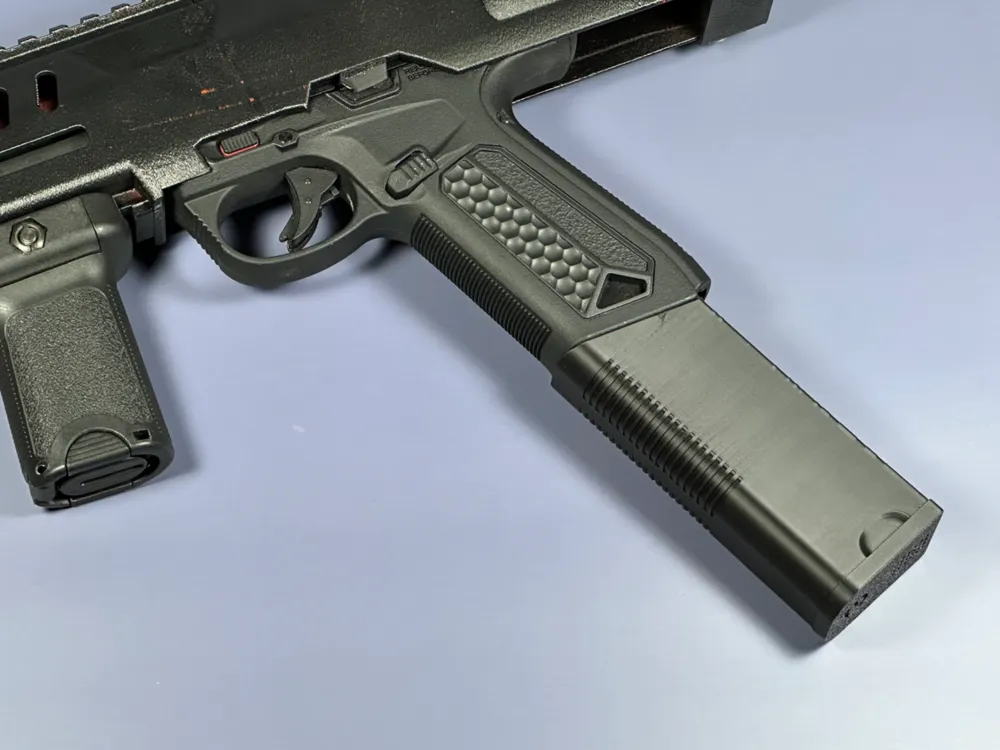 SMG Style Mag Extension - Glock / AAP-01 (Airsoft) - Free 3D Print ...