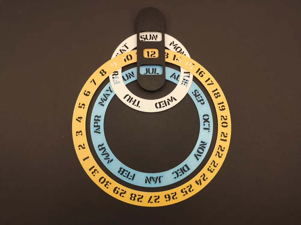 Ring Calendar by Sevro - MakerWorld