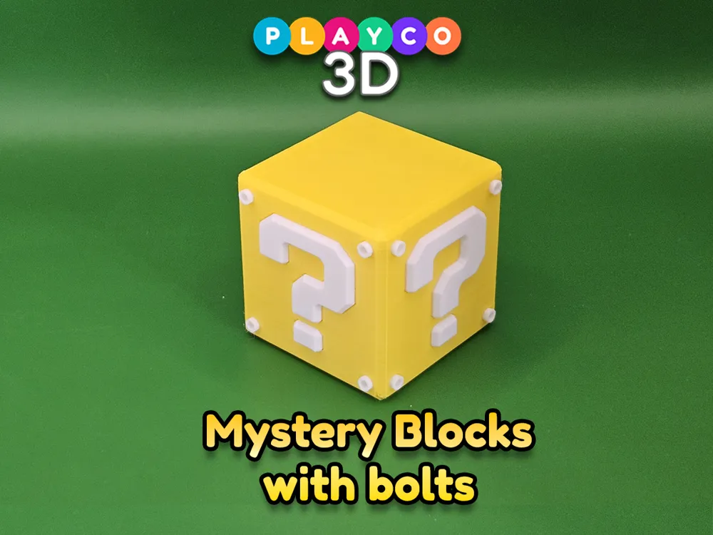 Mystery Question Block from Mario - Multi Part by Playco3D MakerWorld ...